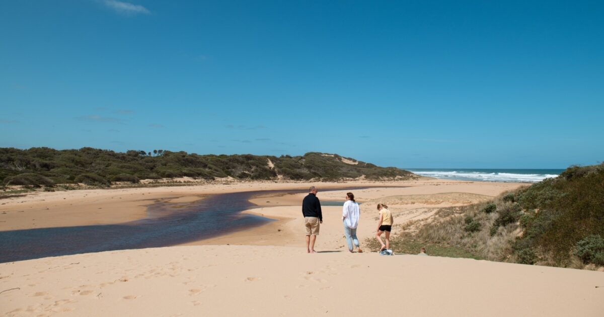 Sandy days at Mouth of Powlett River | Visit Gippsland